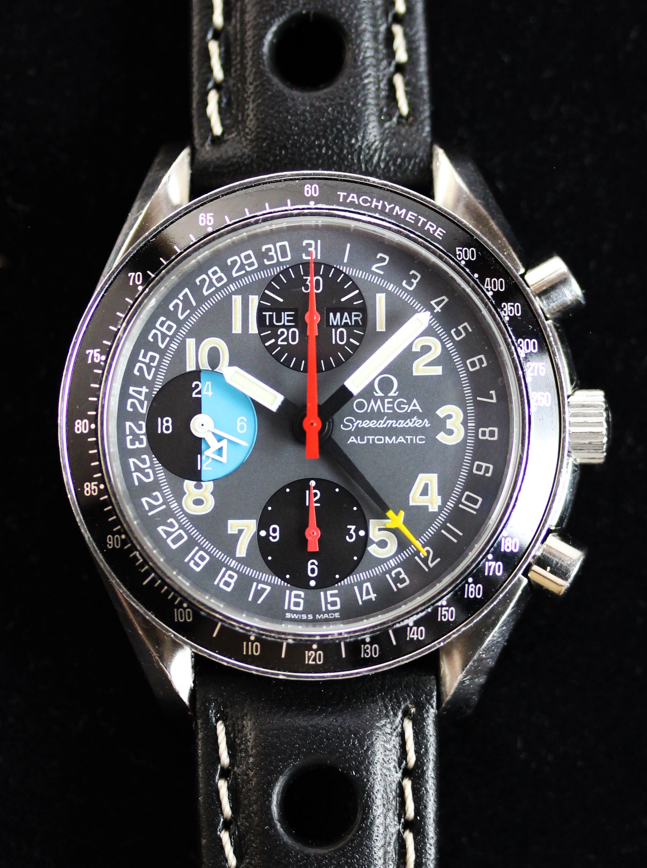 Automatic OMEGA Speedmaster MK40, ref. 3520.53.00, with triple calenda ...