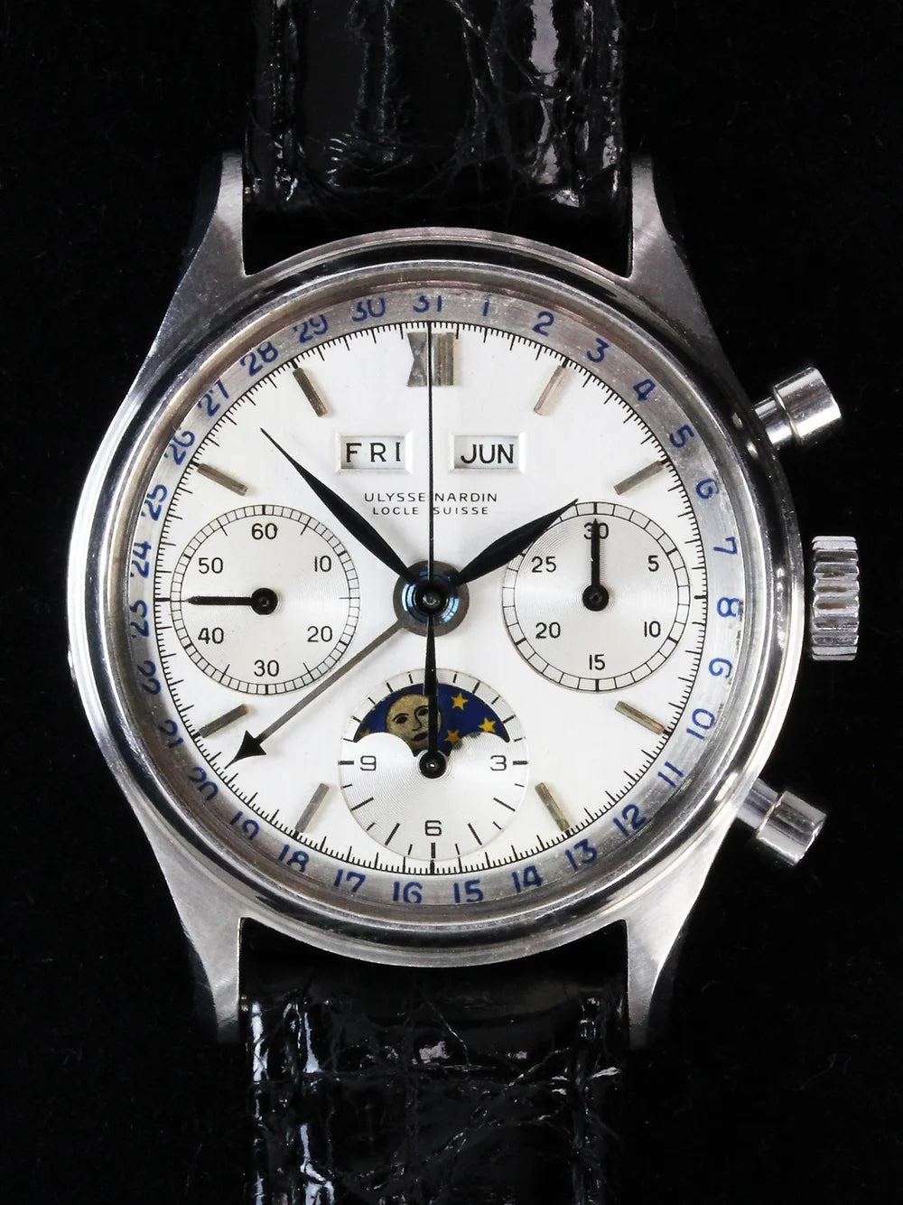 ULYSSE NARDIN Chronograph Stainless Steel (1960's) – Reygers